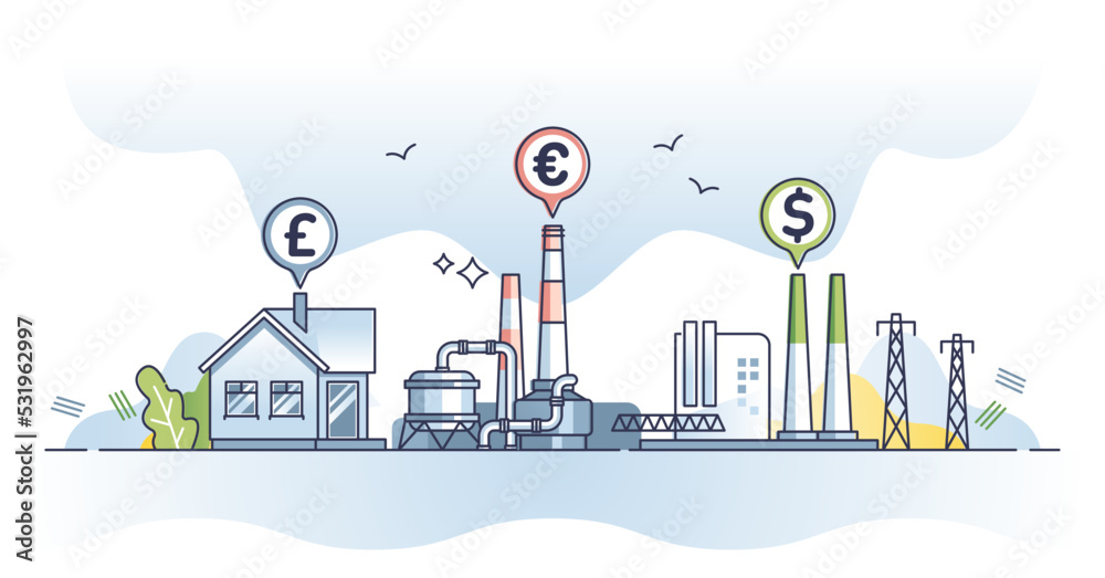 Carbon pricing instrument as costs of business greenhouse gas outline ...