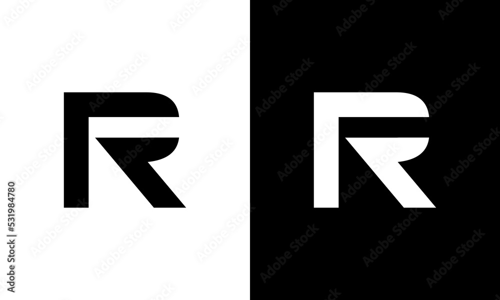 letter rf logo design Stock Vector | Adobe Stock
