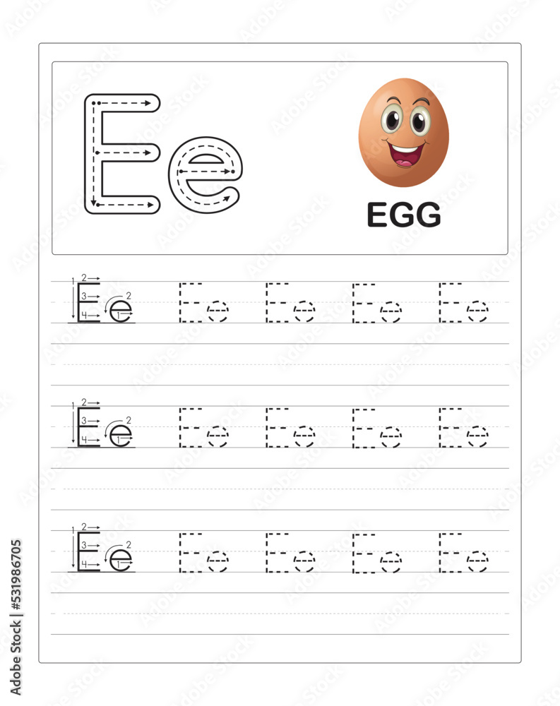 Alphabet letters tracing worksheet. Tracing practice worksheet ...