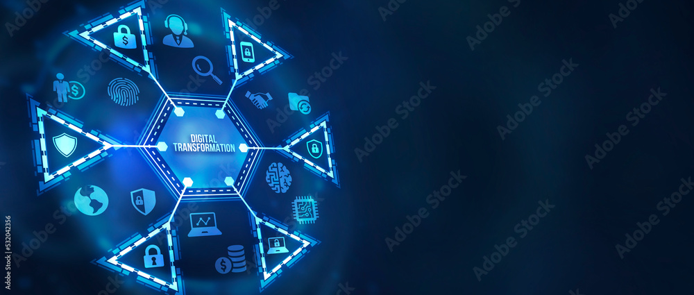 Internet, business, Technology and network concept.Concept of ...