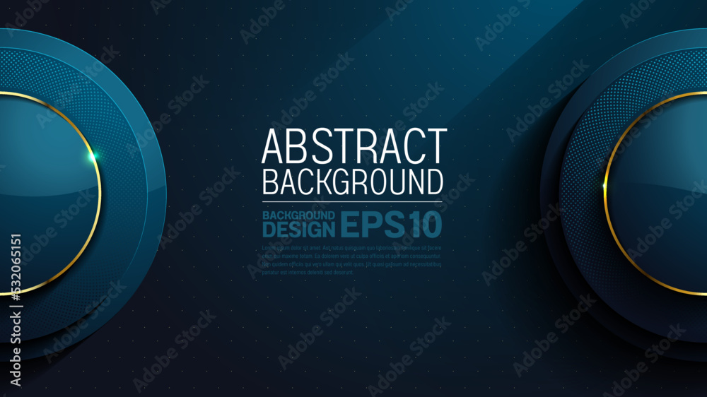 luxury abstract background dark blue color, straight lines overlap ...