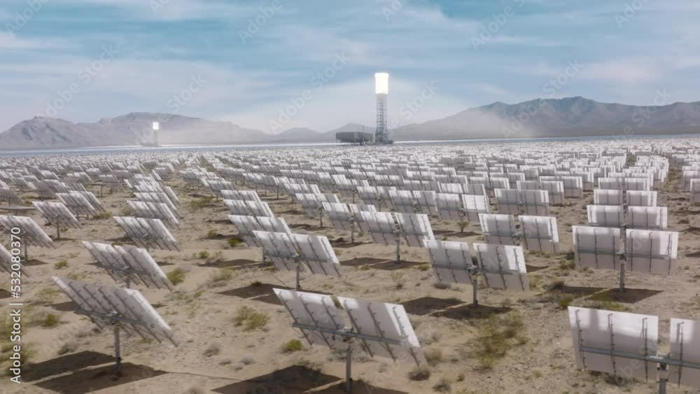 Ivanpah Solar Electric Generating System in California's Mojave Desert ...
