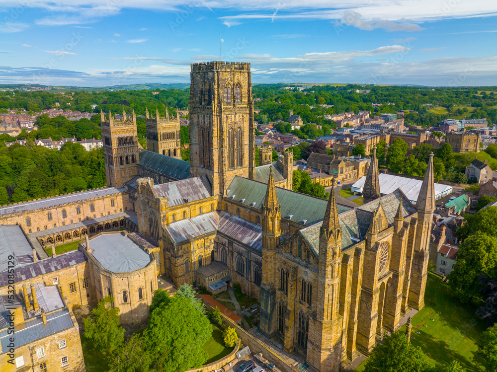 Durham Cathedral is a cathedral in the historic city center of Durham ...