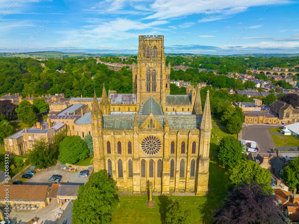 Durham Cathedral is a cathedral in the historic city center of Durham ...