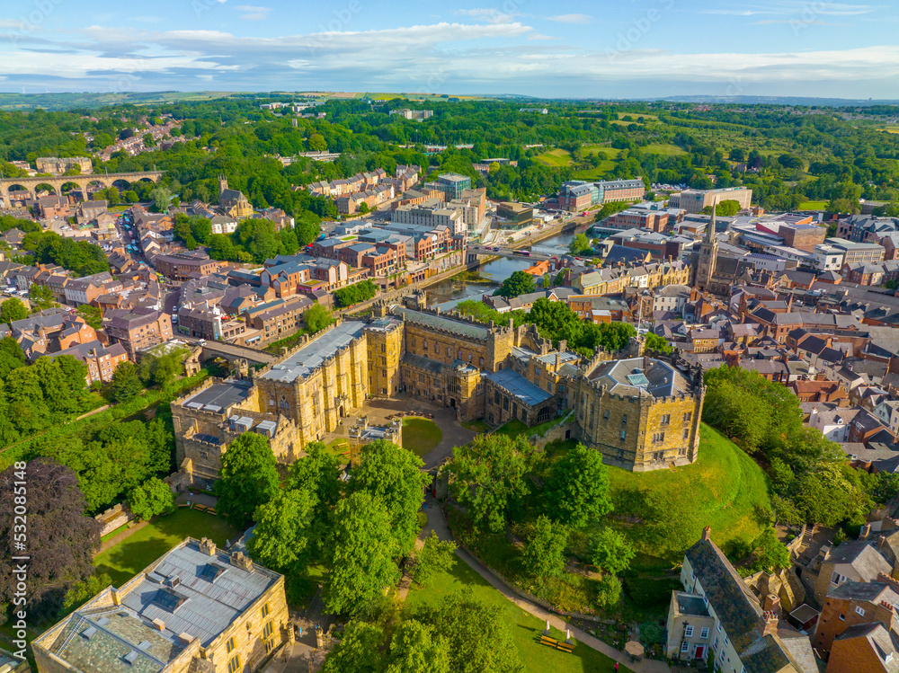 Durham Castle is a Norman style castle in the historic city center of ...