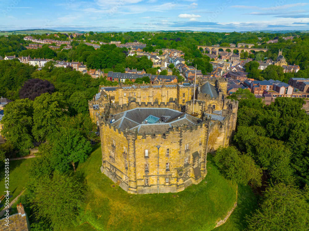 Durham Castle is a Norman style castle in the historic city center of ...