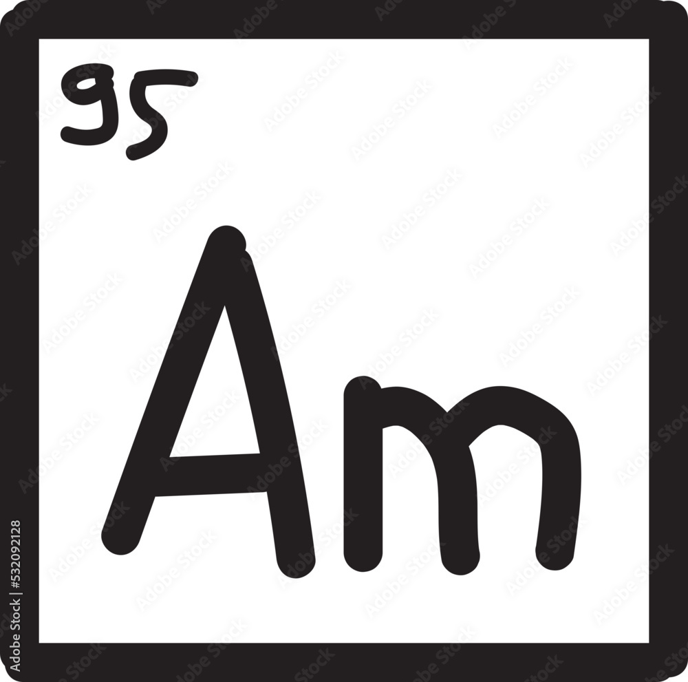 periodic table doodle icon Stock Vector | Adobe Stock