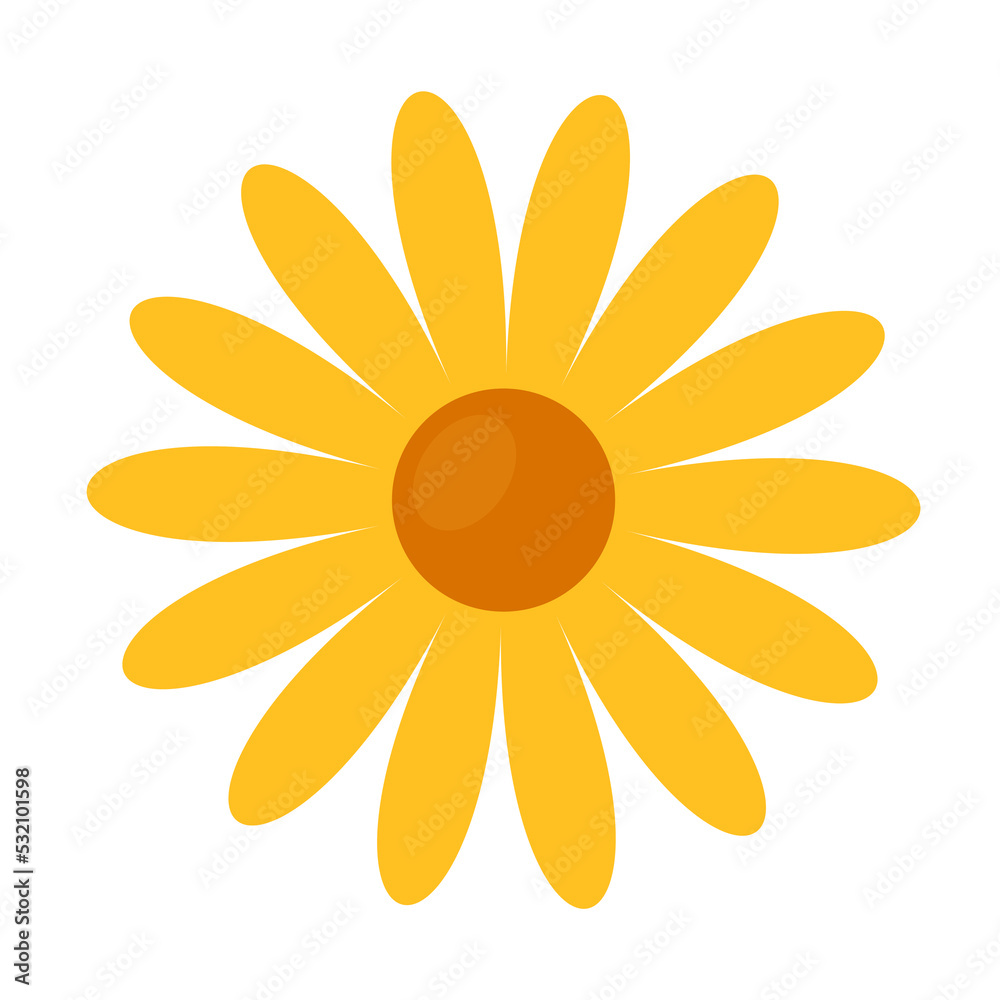 Clipart Of A Daisy Flower