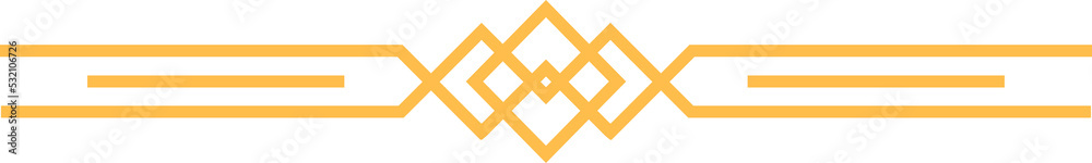 Divider gold border separator art nouveau deco Stock Illustration ...