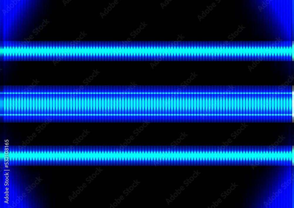 digital hitech blue neon line laser with ray light signal wave abstract ...