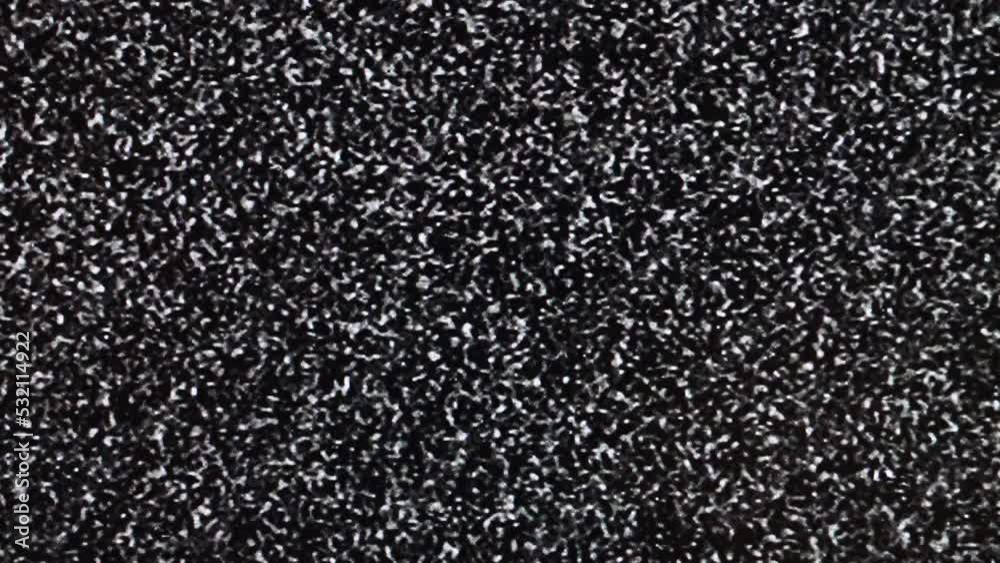 Retro TV 80s Analog Static Noise Texture. Screen Noise Glitch Effect ...
