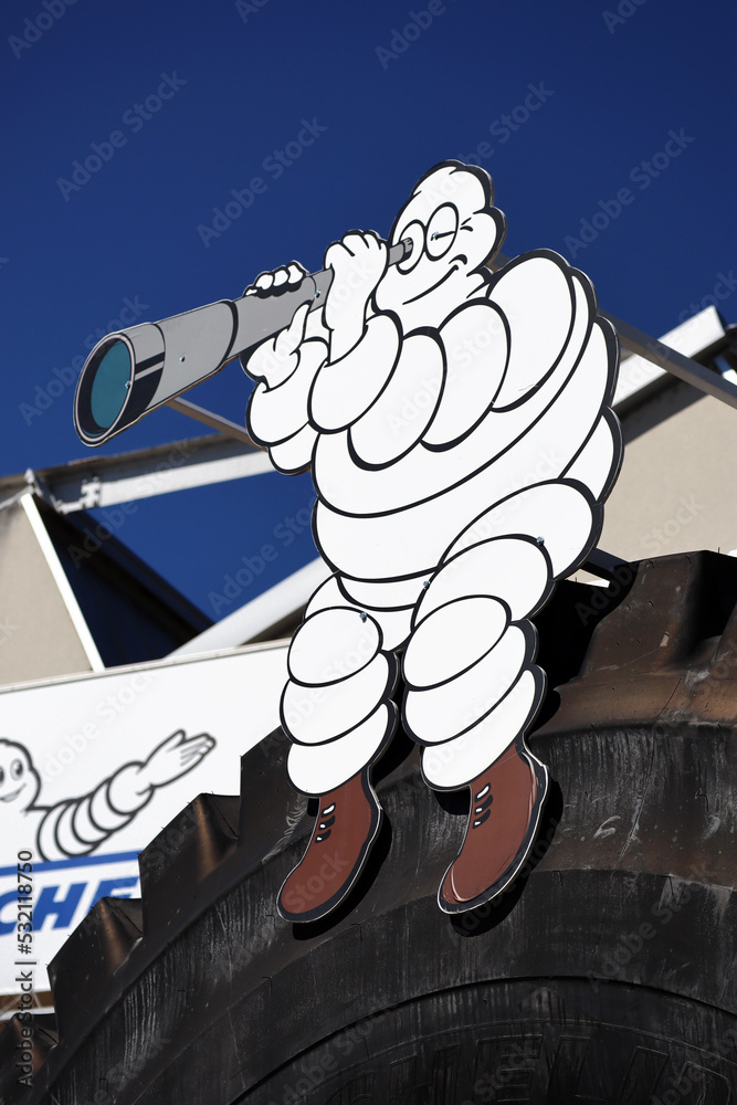 Clermont-Ferrand, France - 02.07.2022: Bibendum, Michelin Man, the ...