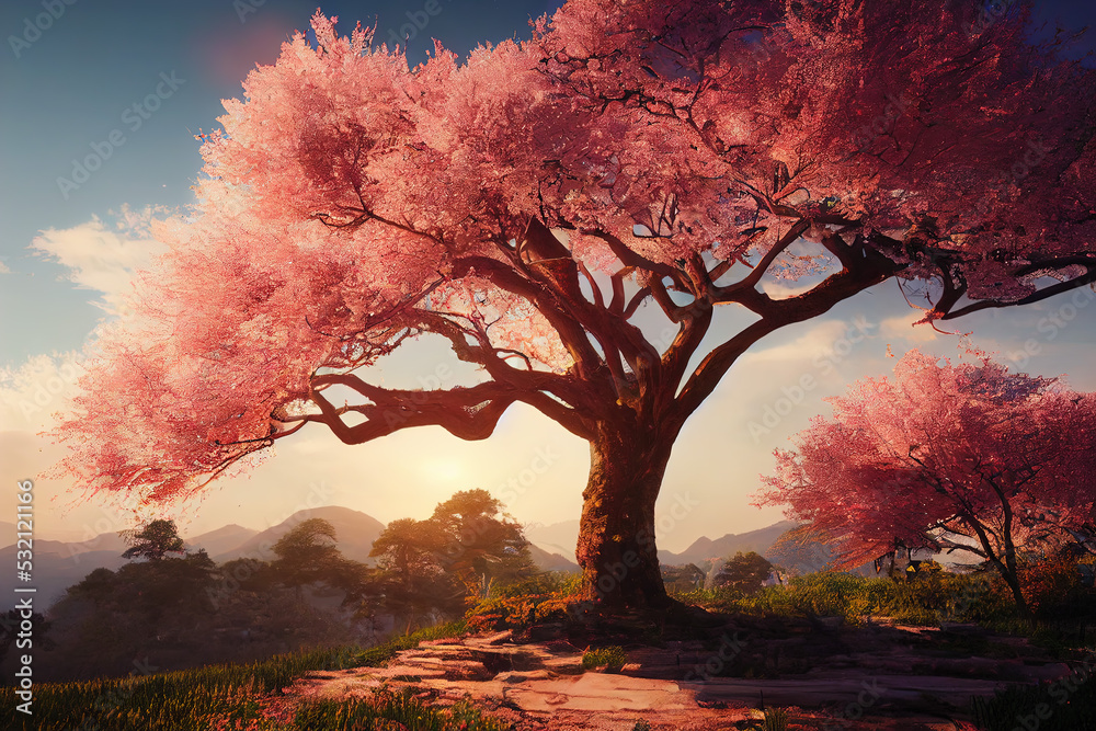 Eternal Legendary Forever Majestic Deep Forest Life Trees. Fantasy ...