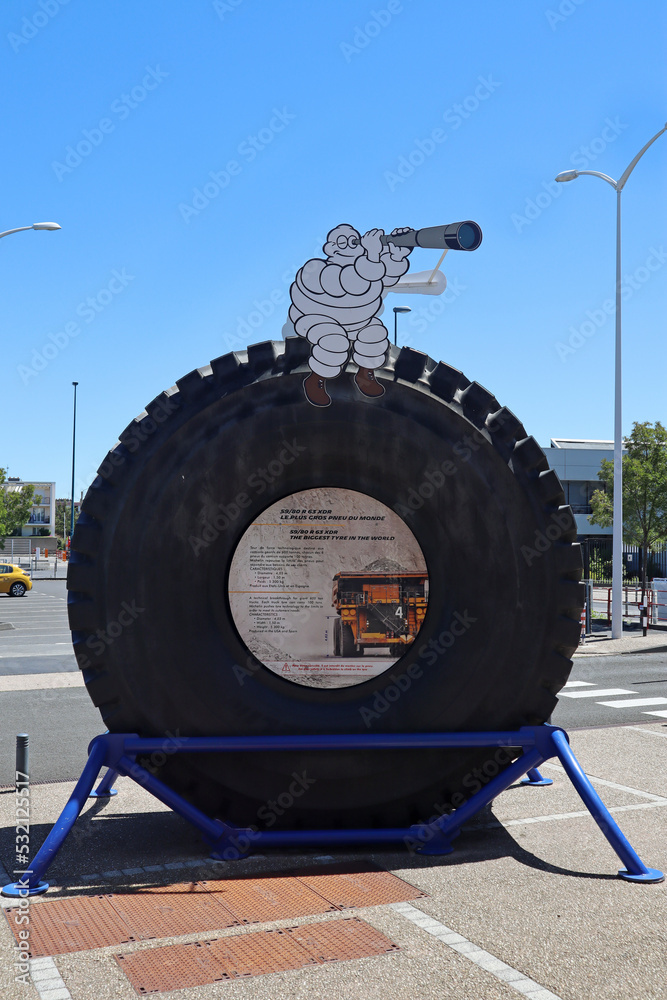 Clermont-Ferrand, France - 02.07.2022: Bibendum, Michelin Man, the ...