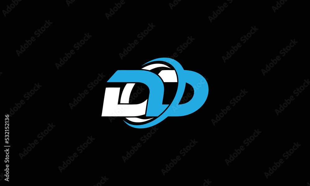 Letter dd Business Logo Design Alphabet Icon Vector Monogram Stock ...