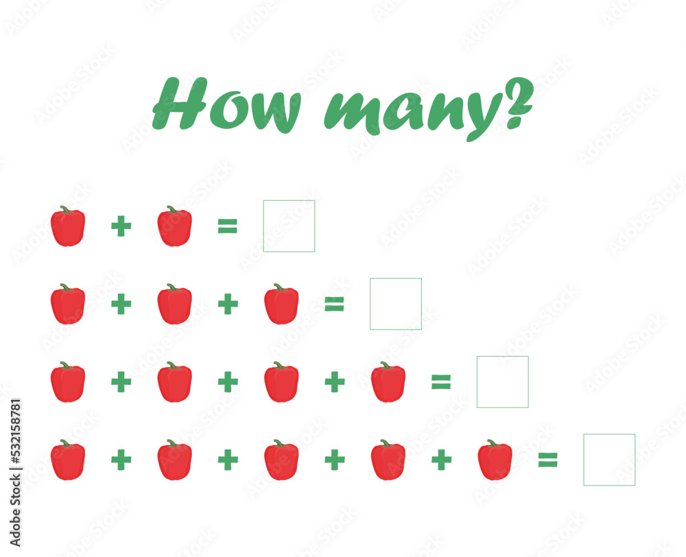Vector learning game. how many apples are in the picture? An additional ...