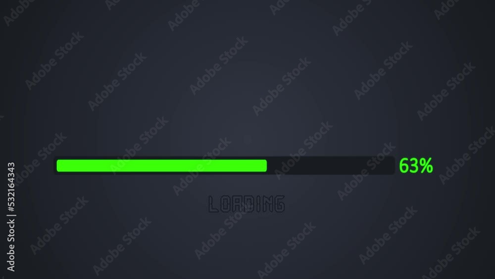 Loading bar animation from 0 to 100% loading on luxury background ... Loading bar animation from 0 to 100% loading on luxury background ...