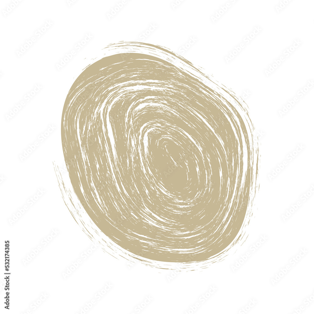 Hand drawn organic textured shape. Grunge design element. Isolated ...