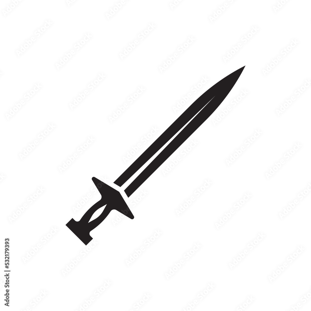 sword vector icon Stock Vector | Adobe Stock