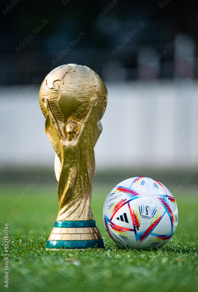 September 3, 2022, Doha, Qatar. FIFA World Cup and official Adidas Al ...