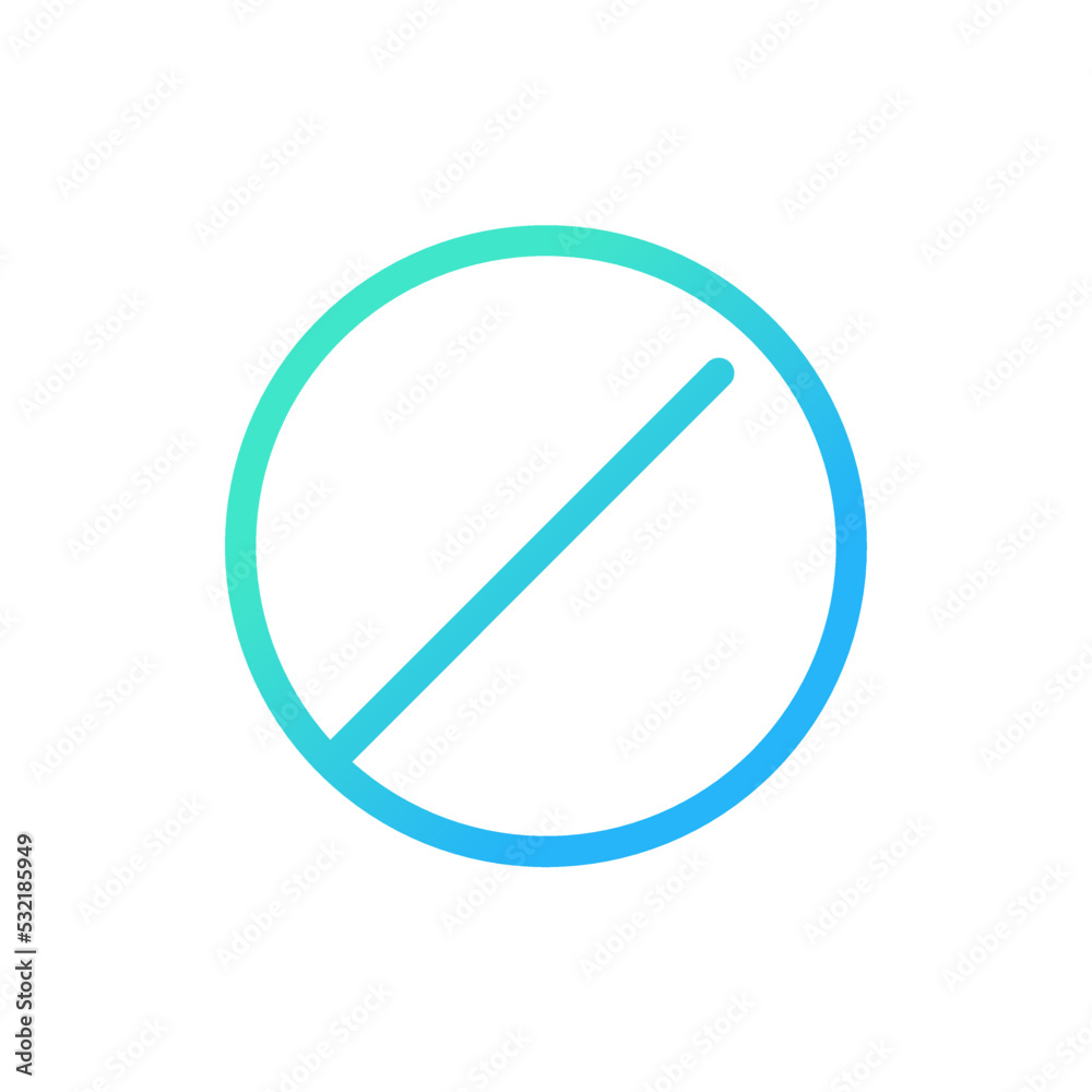 Disk shaped tablet pixel perfect gradient linear ui icon. Oral ...