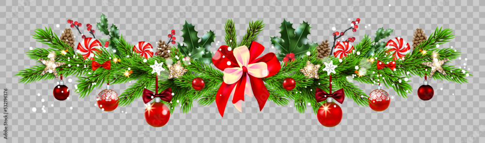 Winter Holiday Clip Art Borders