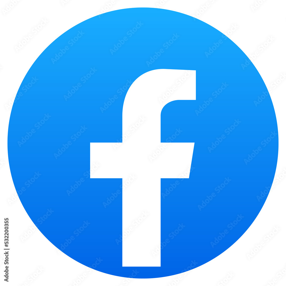 Facebook icon Stock Photo | Adobe Stock