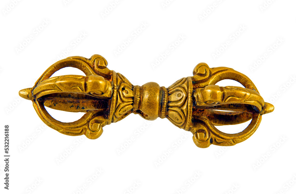 Vajra (Diamond Thunderbolt), The vajra is the central symbol and an ... Vajra (Diamond Thunderbolt), The vajra is the central symbol and an ...