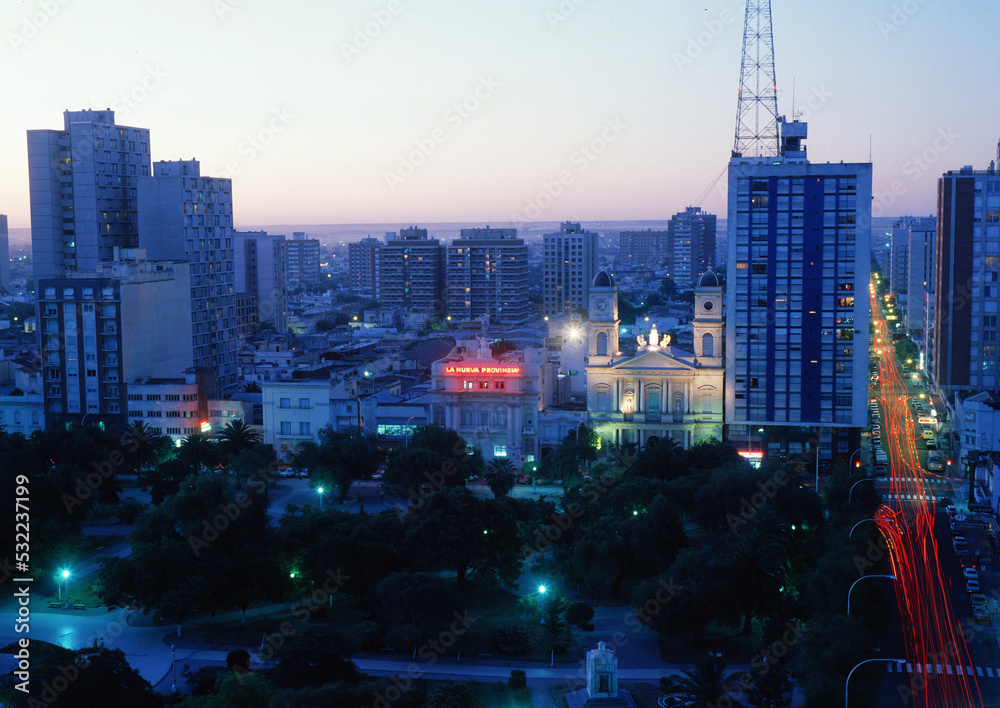 bahia blanca,city,buenos aires pridence,argentina,night city, cityscape ...
