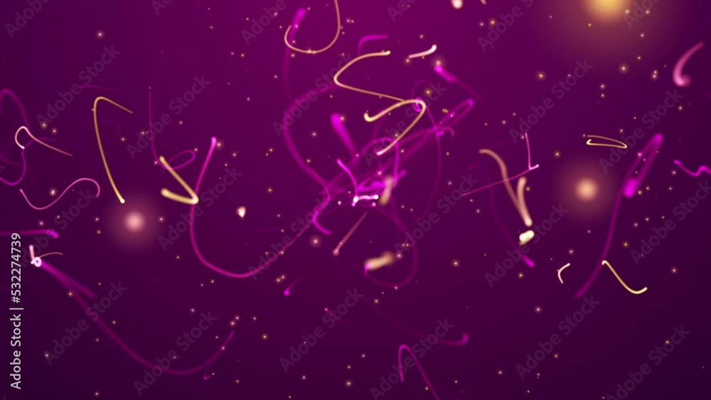Fun party and celebration motion background animation with dancing ...