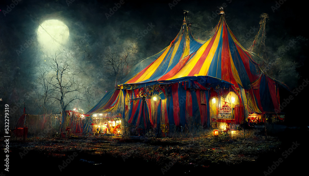 Haunted Circus Tent