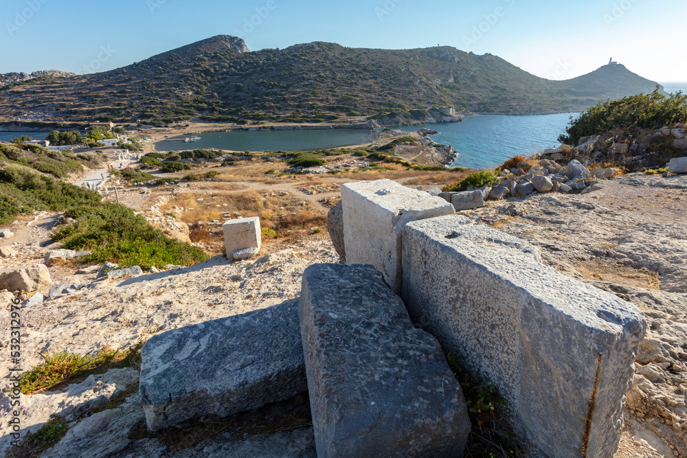 Knidos, Greek city of ancient Caria and part of the Dorian Hexapolis ...