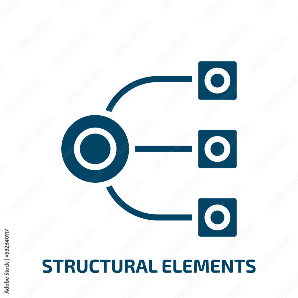 Structural Elements Icon From Technology Collection Filled Structural