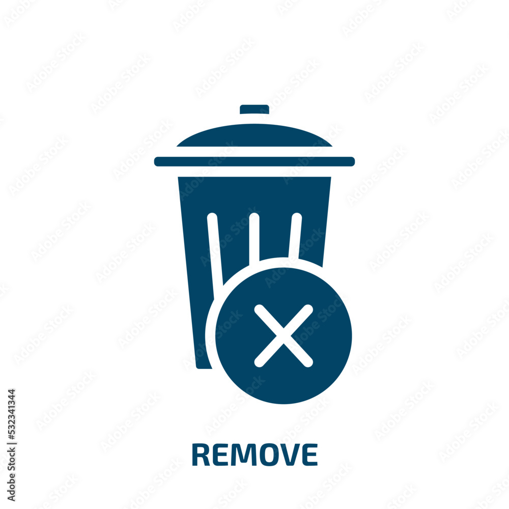 remove icon from user interface collection. Filled remove, interface ...