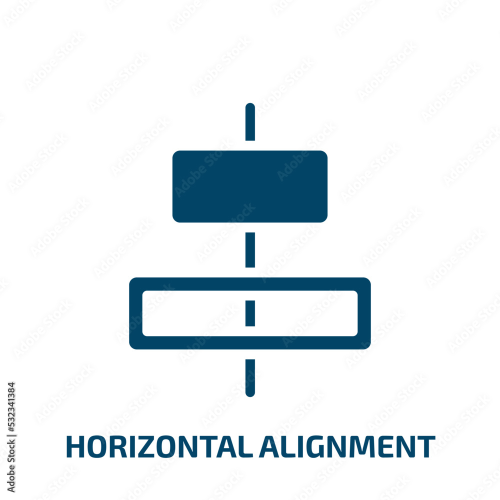 horizontal alignment icon from user interface collection. Filled ... horizontal alignment icon from user interface collection. Filled ...