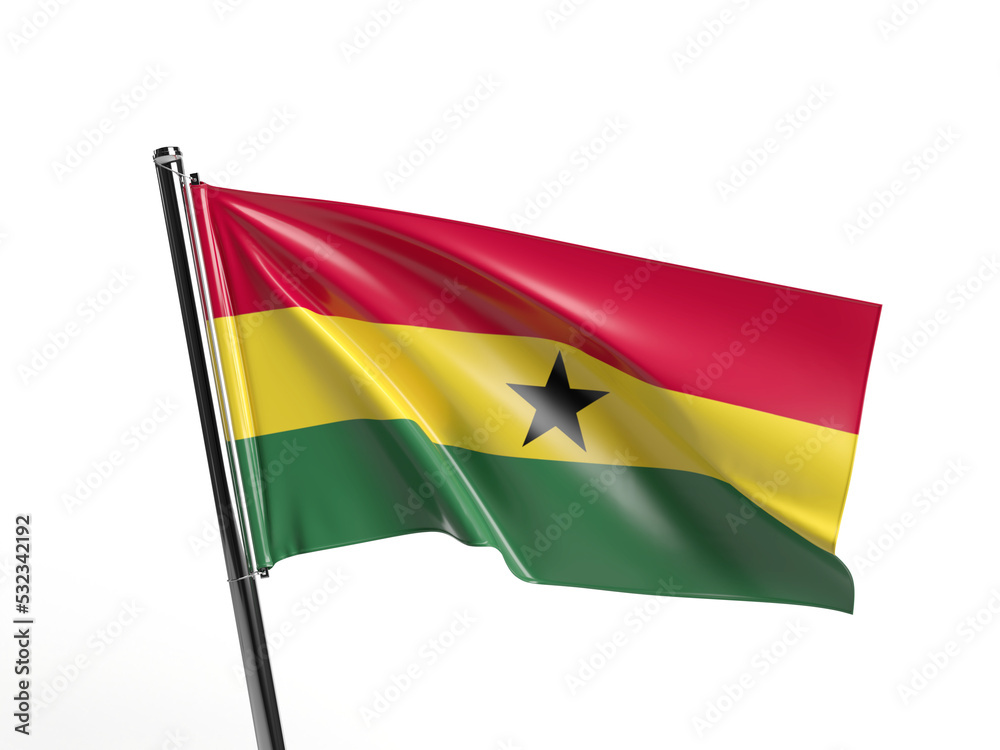 Ghana flag Stock Photo | Adobe Stock