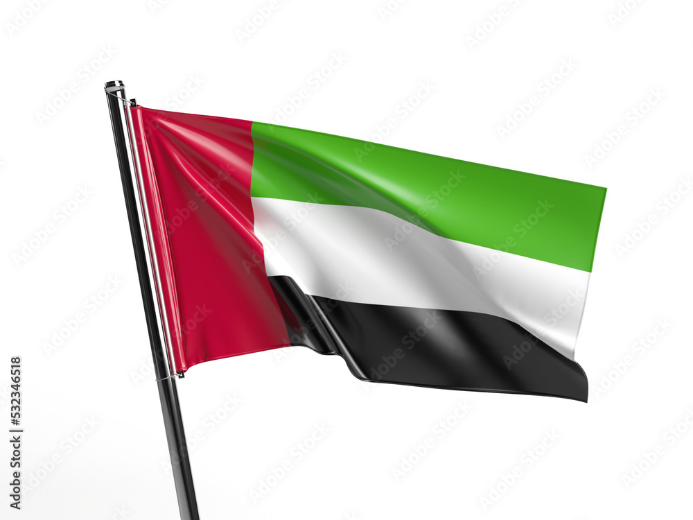 Uae flag Stock Illustration | Adobe Stock