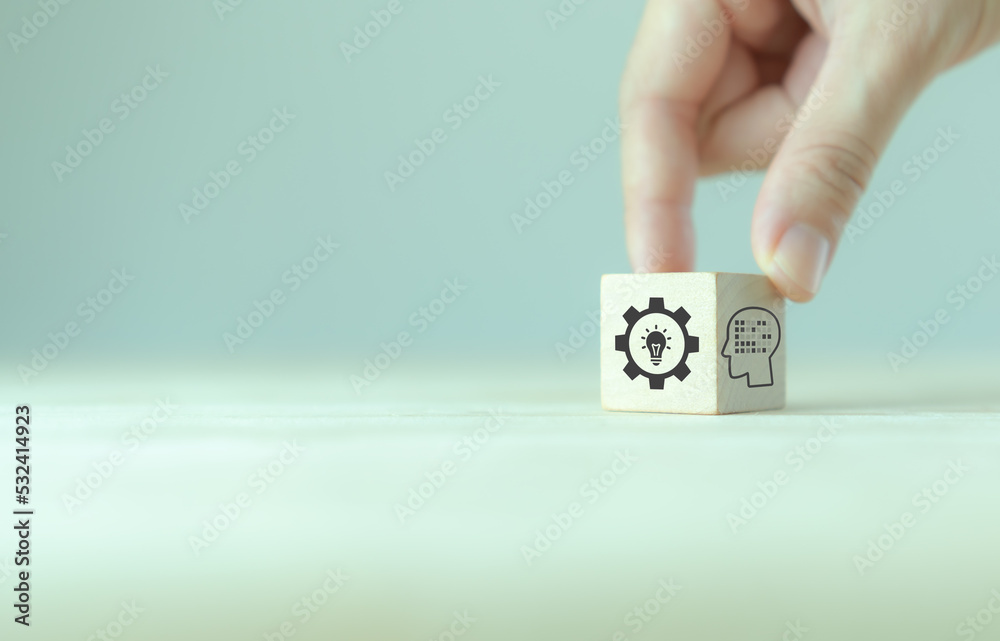 Data driven mindset concept. Collecting big data, analytics and making ...