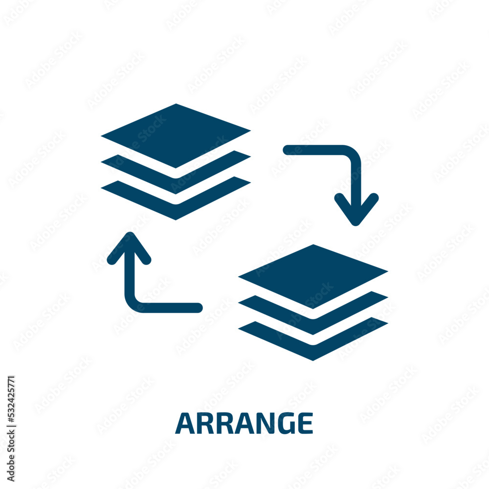 arrange icon from education collection. Filled arrange, business ... arrange icon from education collection. Filled arrange, business ...