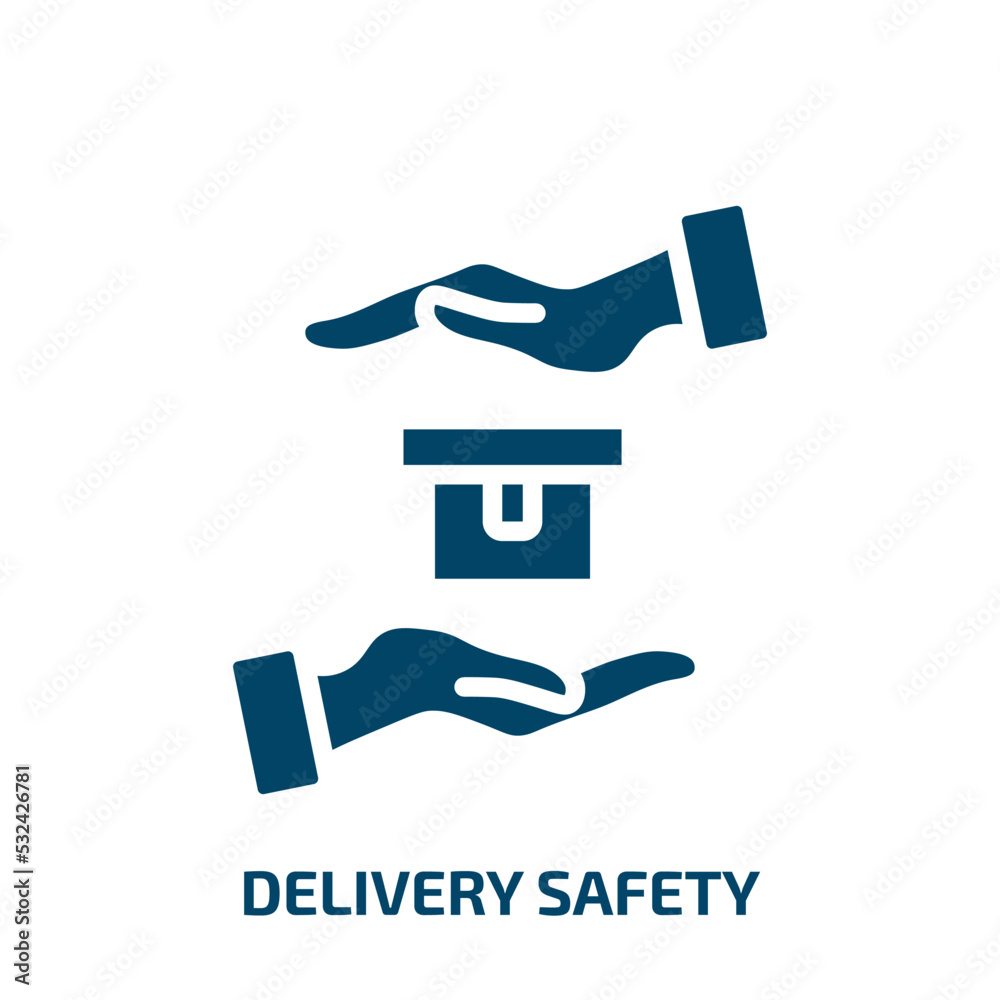 Vecteur Stock delivery safety icon from delivery and logistic ...