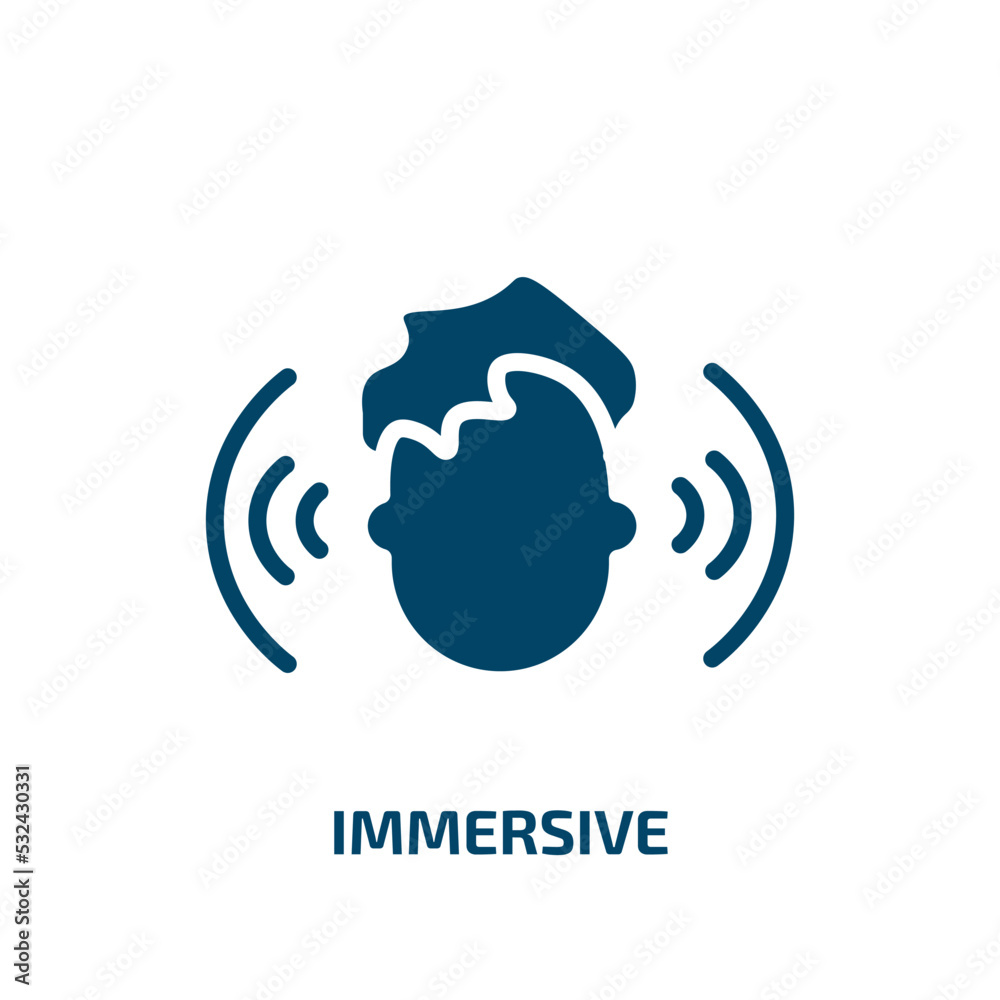 immersive icon from artificial intellegence and future technology ...