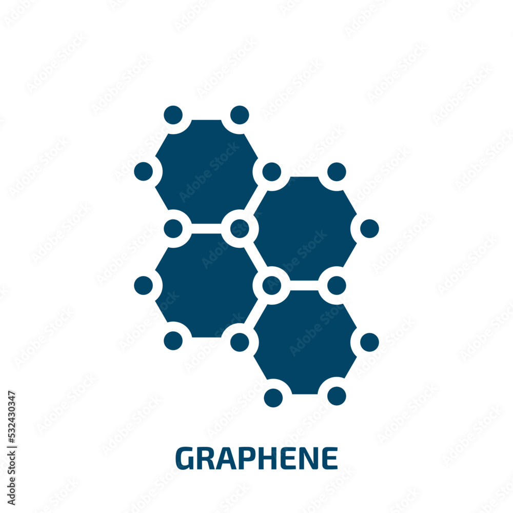 graphene icon from artificial intellegence and future technology ...