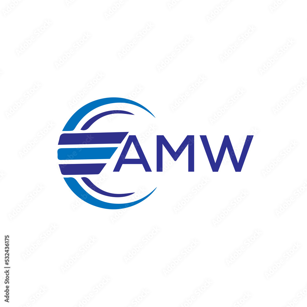 AMW logo, AMW letter, AMW icon, AMW design, AMW business, AMW hotel ...