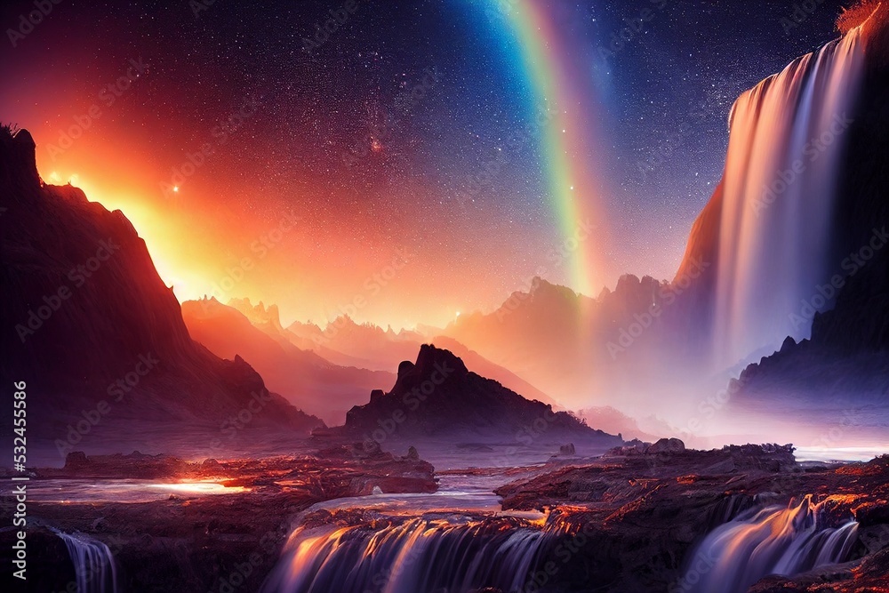 Heaven Rainbow Backgrounds