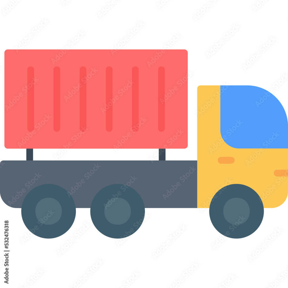 Container Truck Icon Png