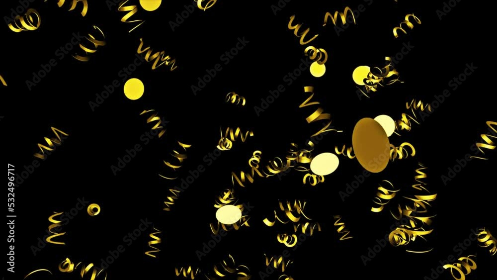 Glitter Particles. Gold glitter particles background. Stock Video ...
