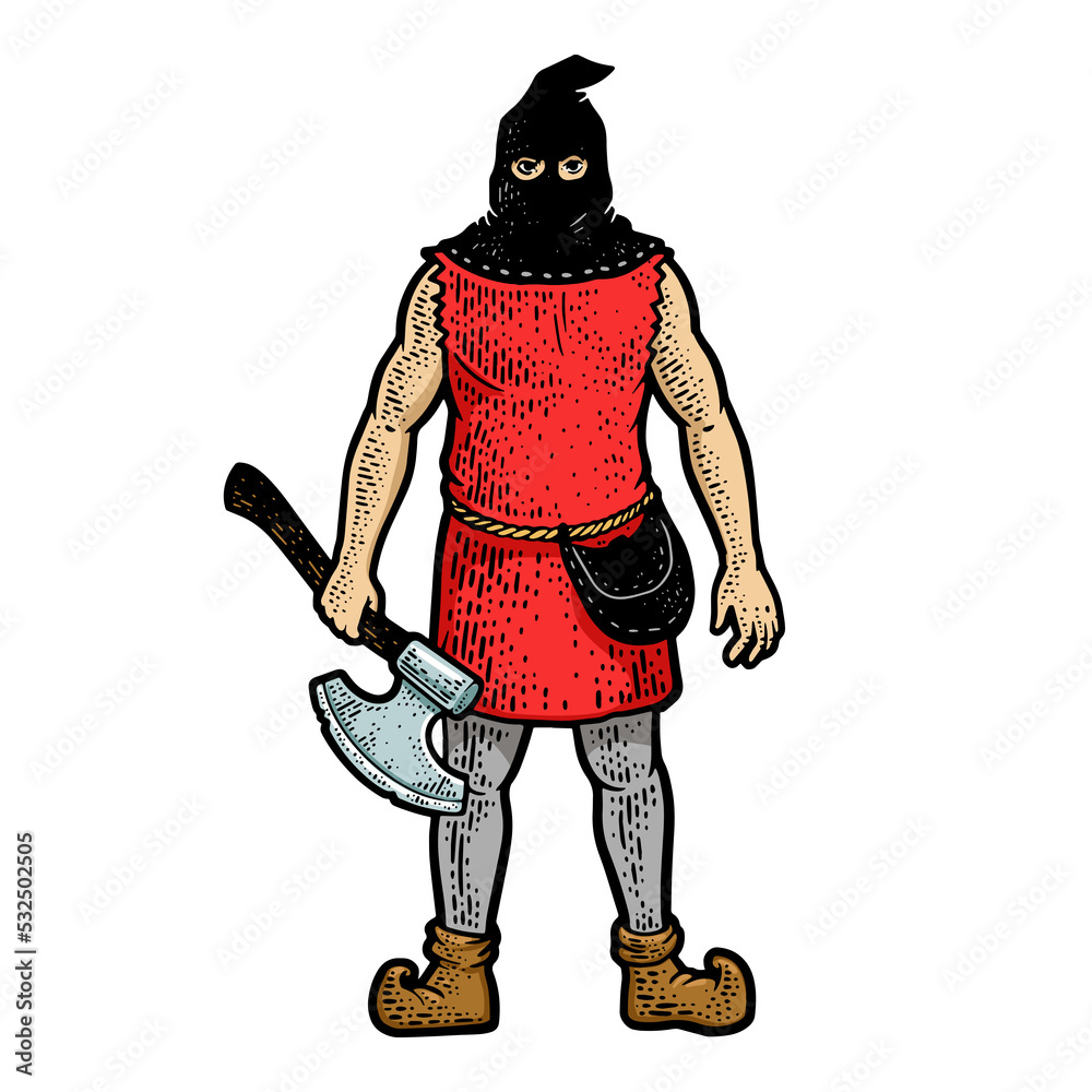 medieval executioner sketch PNG illustration with transparent ...