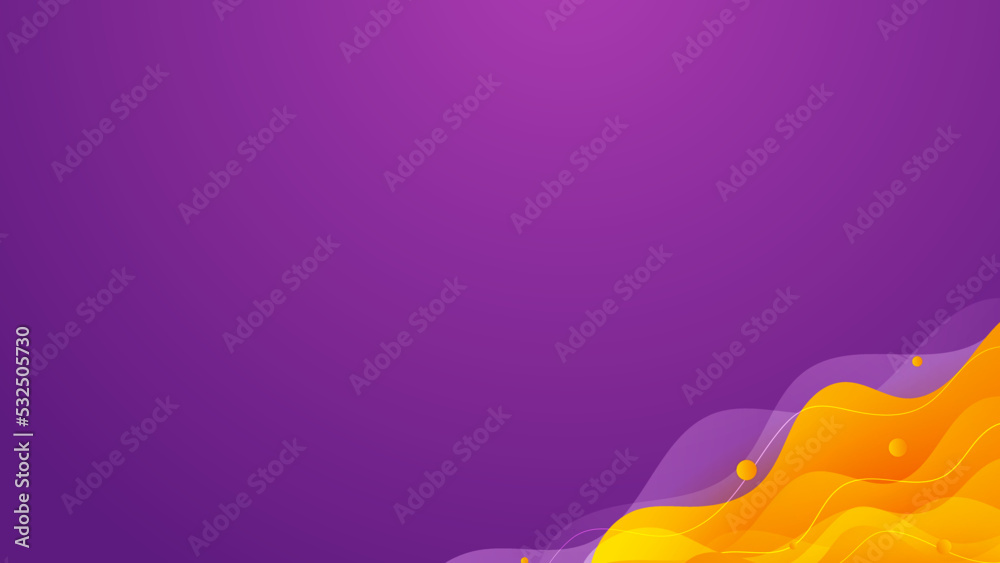 Abstract textured vector background with orange and purple color. can ...
