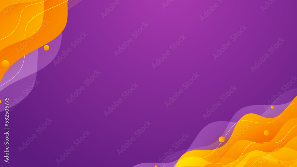 Abstract textured vector background with orange and purple color. can ...