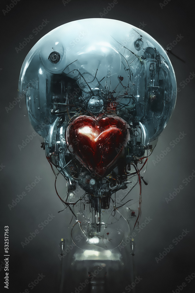 Atomic Heart its an artificial cyber heart powered by nuclear energy ...